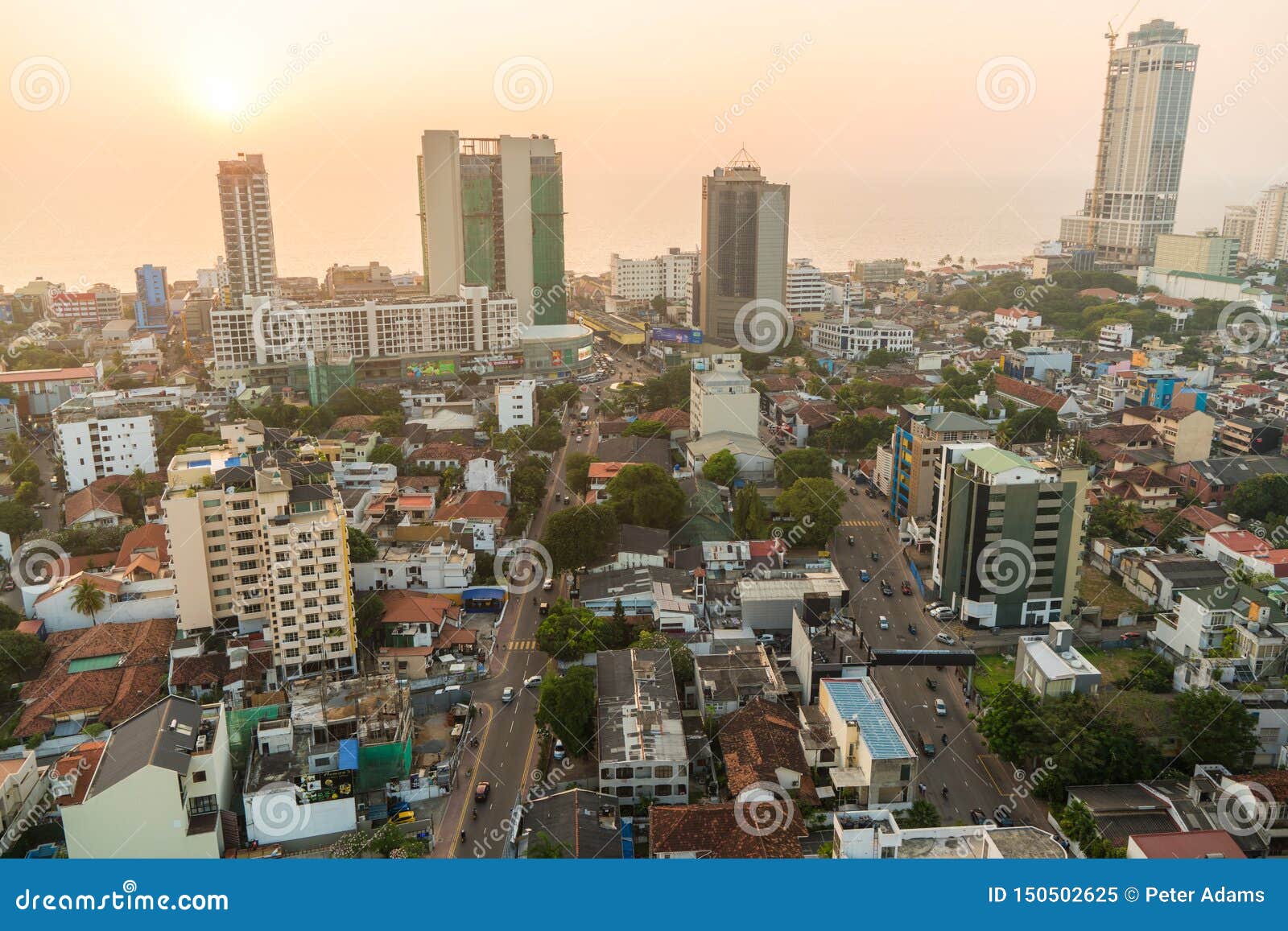 View Over Colombo, Sri Lanka Stock Image - Image of streets, capital ...