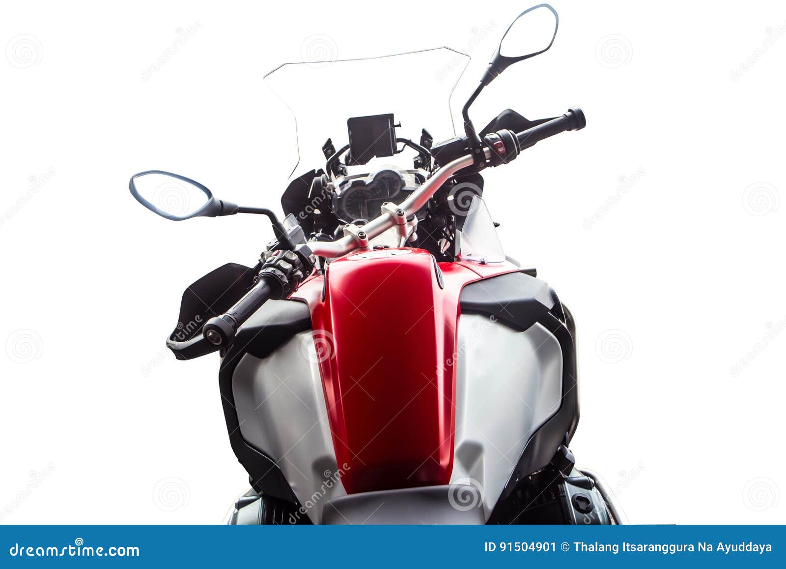 The View Over the Handlebars of Motorcycle Stock Image - Image of bike ...