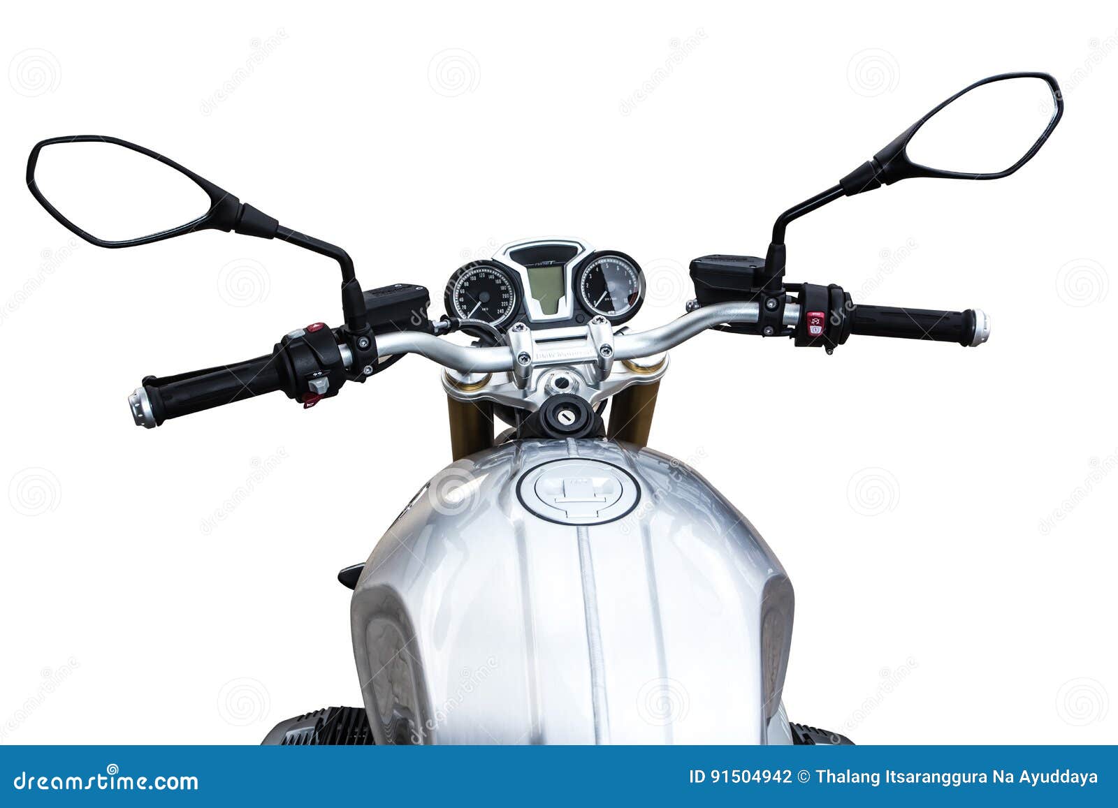 The View Over the Handlebars of Motorcycle Stock Photo - Image of ride ...