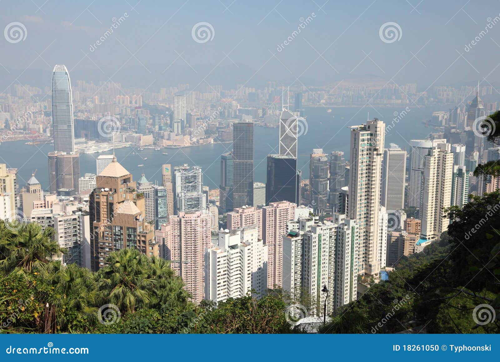 View over Hong Kong editorial image. Image of peak, panorama - 18261050