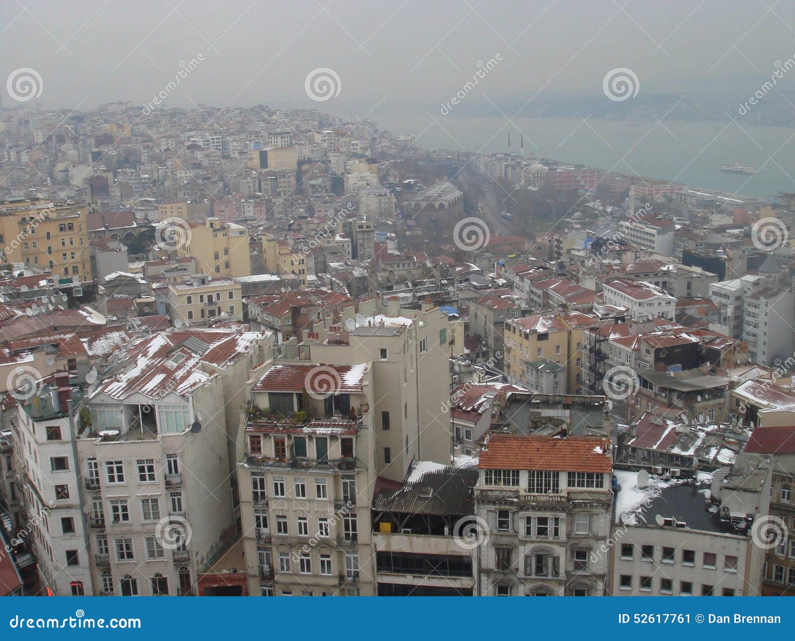 View over Istanbul Turkey stock image. Image of view - 52617761