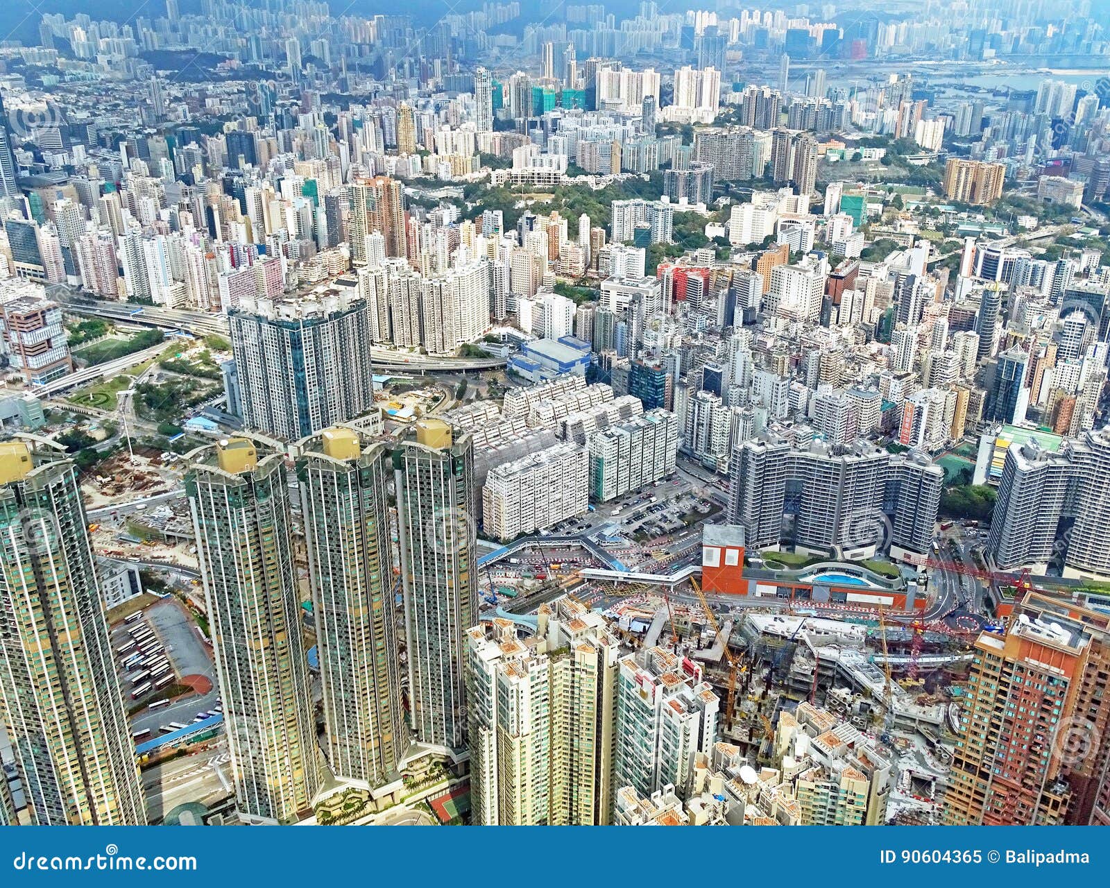 View Over Kowloon in Hong Kong Stock Image - Image of kowloon, people ...