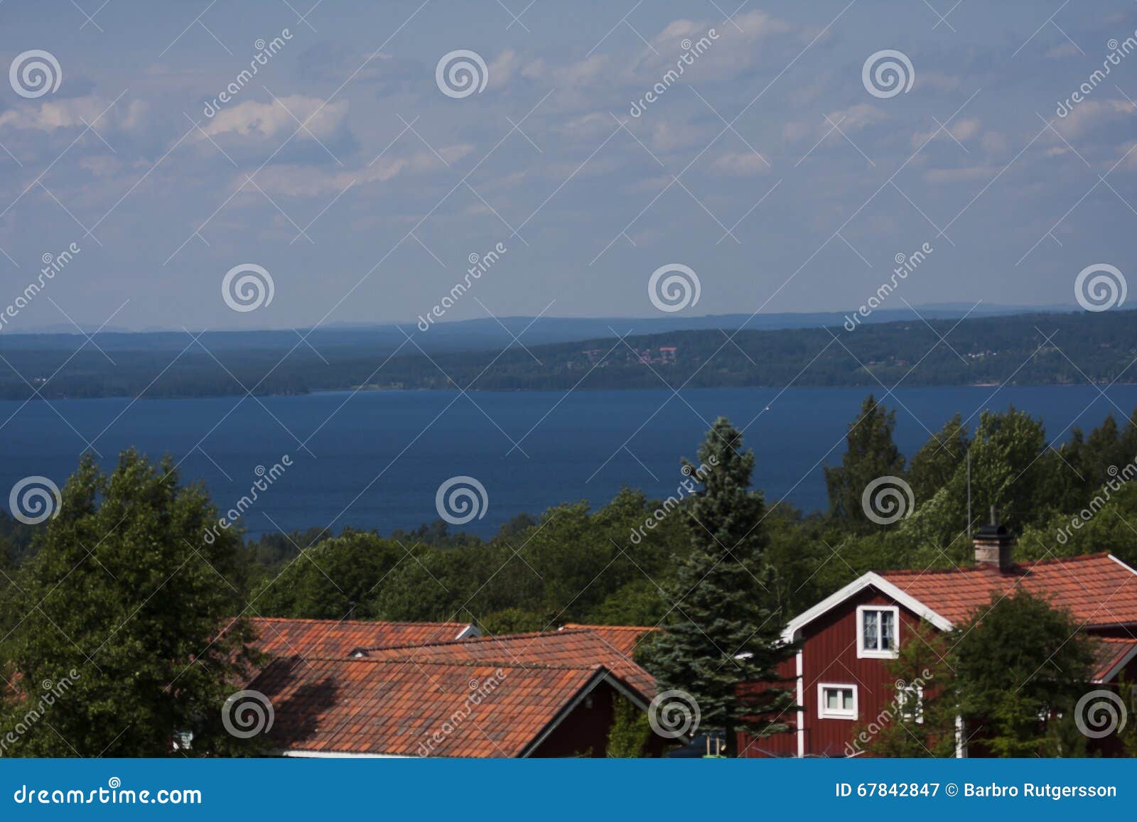 View over a lake stock image. Image of view, country - 67842847