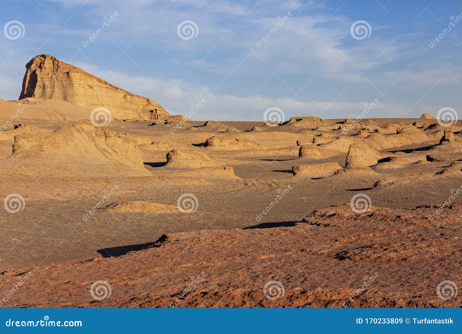 View Over the Lut Desert in Iran Stock Image - Image of persia, kerman ...