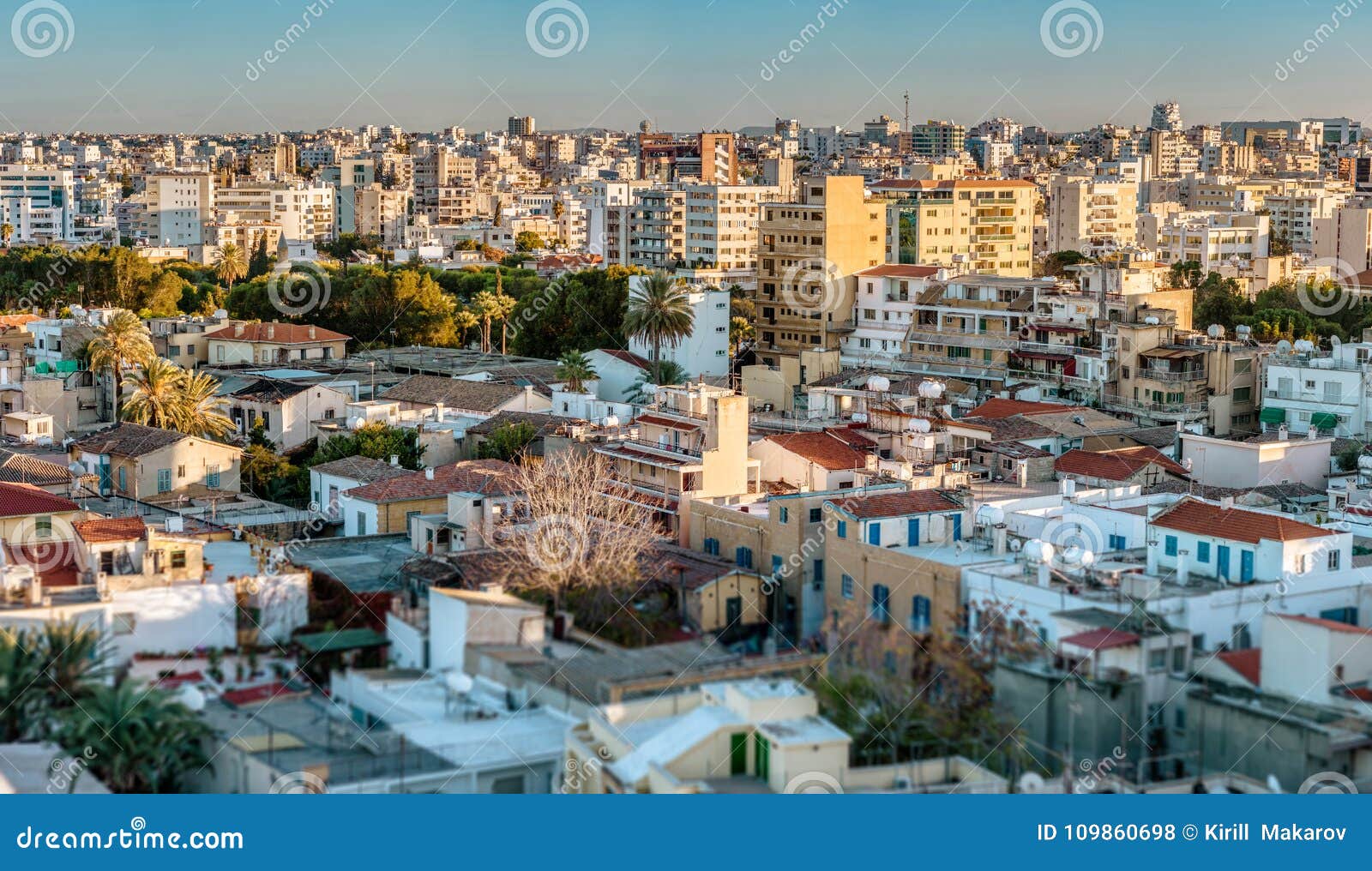 View Over Northern Part of Nicosia. Cyprus Stock Photo - Image of ...