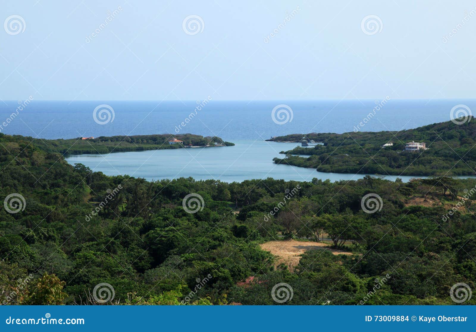 View Over Oakridge in Roatan Stock Photo - Image of island, scenery ...