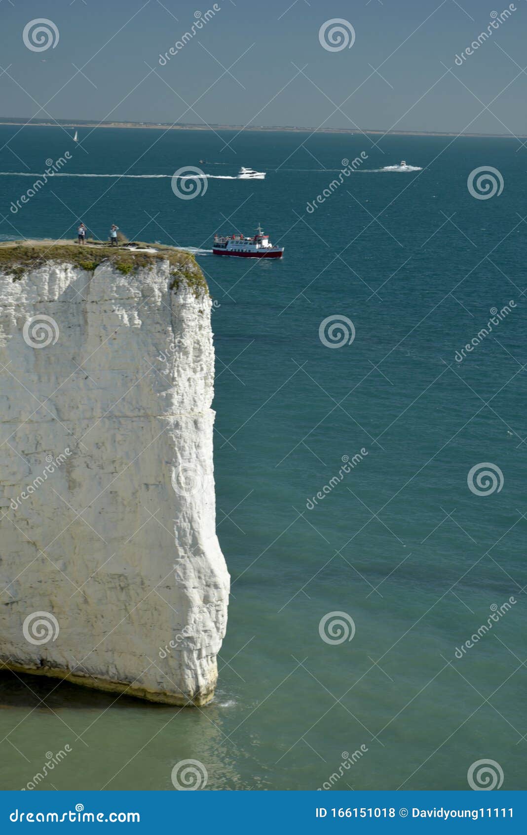 View Over Old Harry Rocks on Dorset Coast Editorial Stock Photo - Image ...