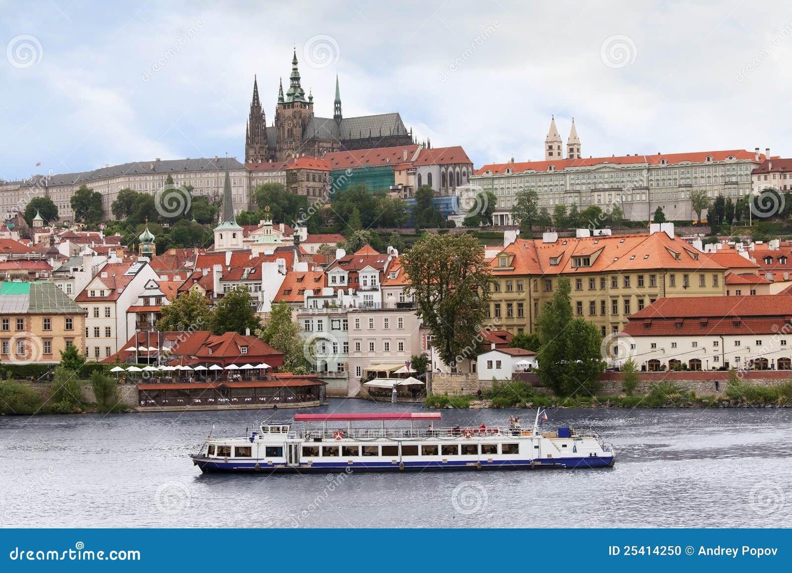 View over Prague Castle stock photo. Image of house, beautiful - 25414250