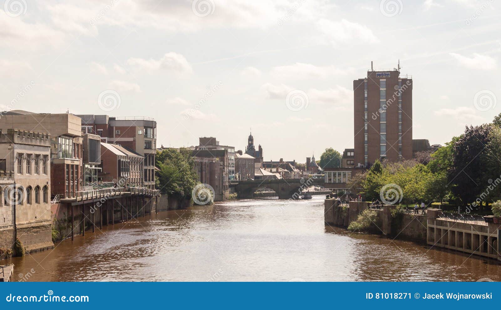 View Over River Ouse York editorial photo. Image of city - 81018271