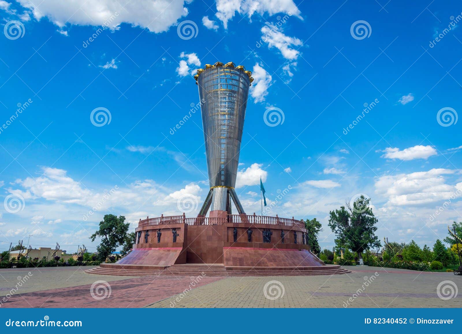View Over Shymkent Independence Park, Kazakhstan Stock Photo - Image of ...