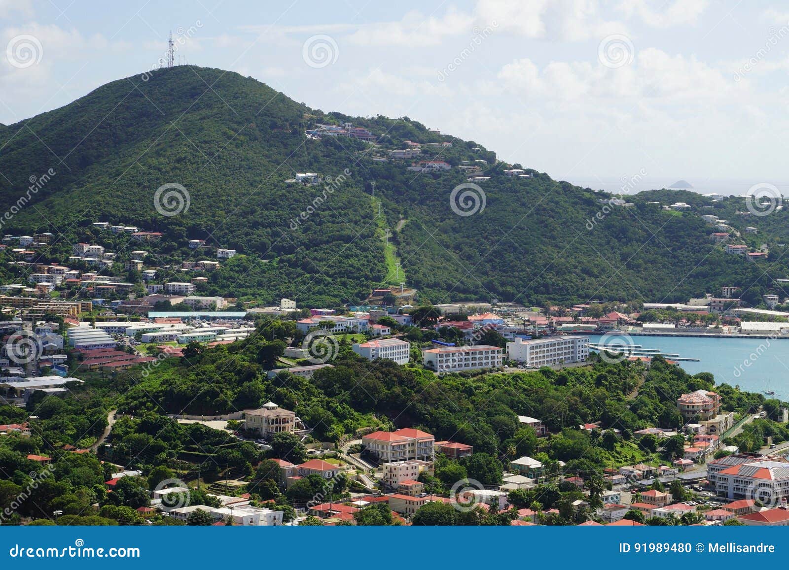 A View Over St Thomas Island, U.S Stock Photo - Image of amalie ...
