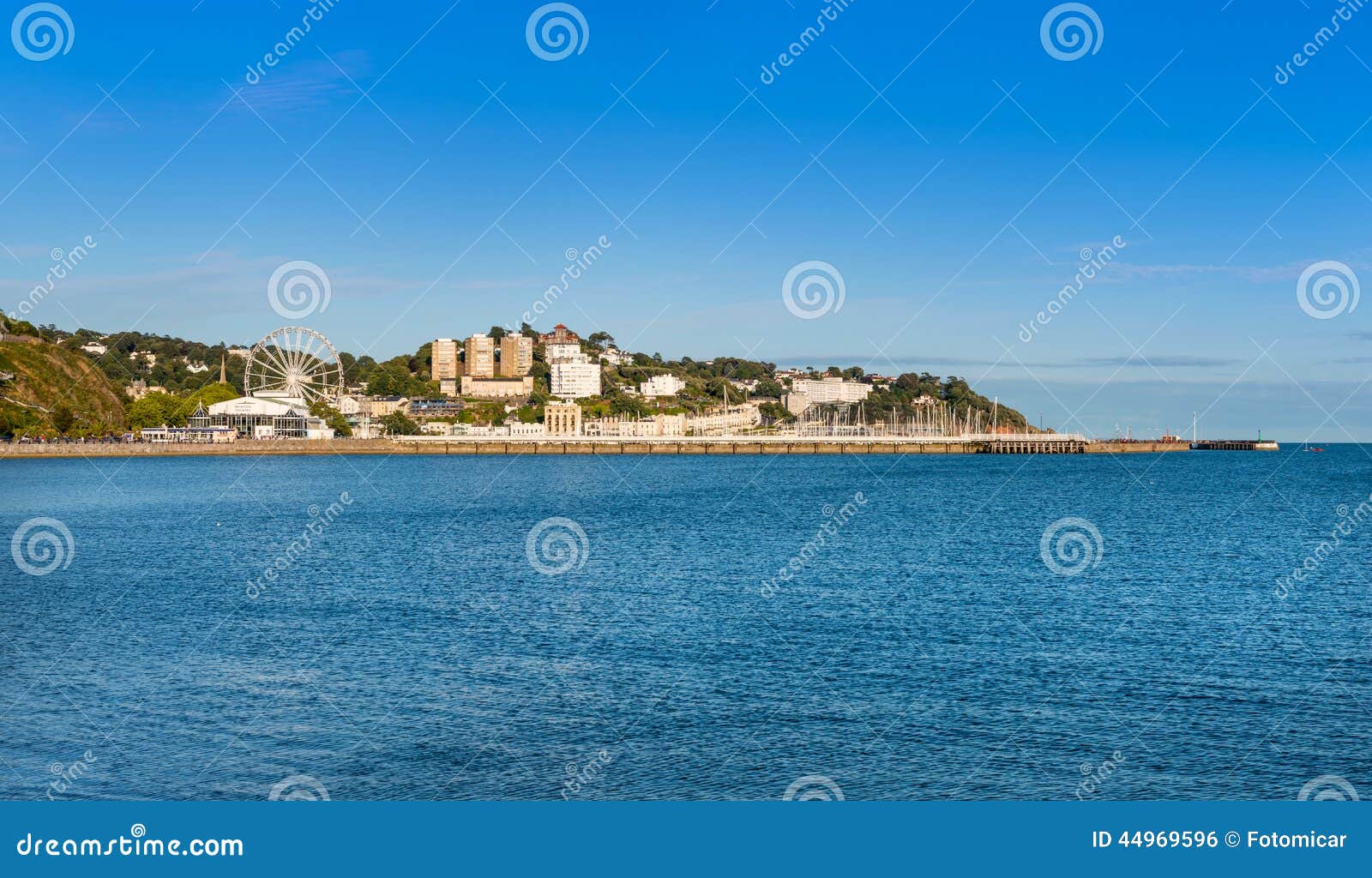 View Over Torbay Towards Torquay Harbour Editorial Photo - Image of ...