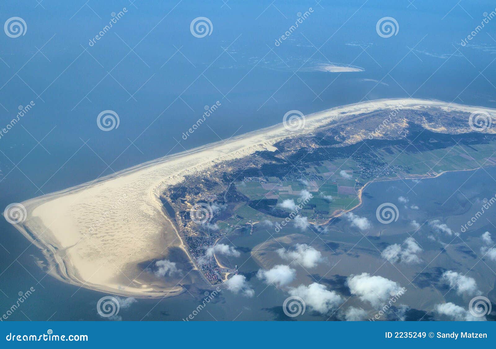 View Over Wadden Sea Islands Stock Image - Image of holiday, foehr: 2235249