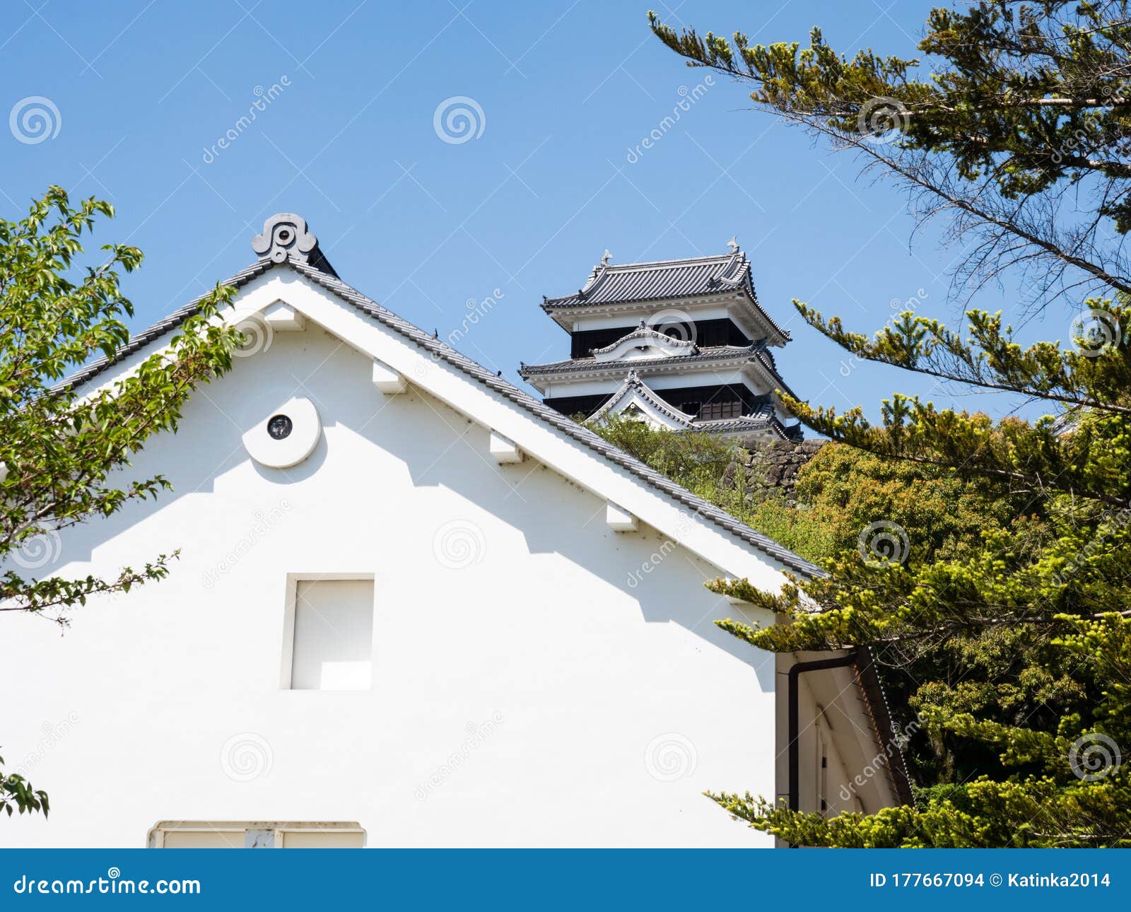 View of Ozu Castle - Ehime Prefecture, Japan Stock Photo - Image of ...