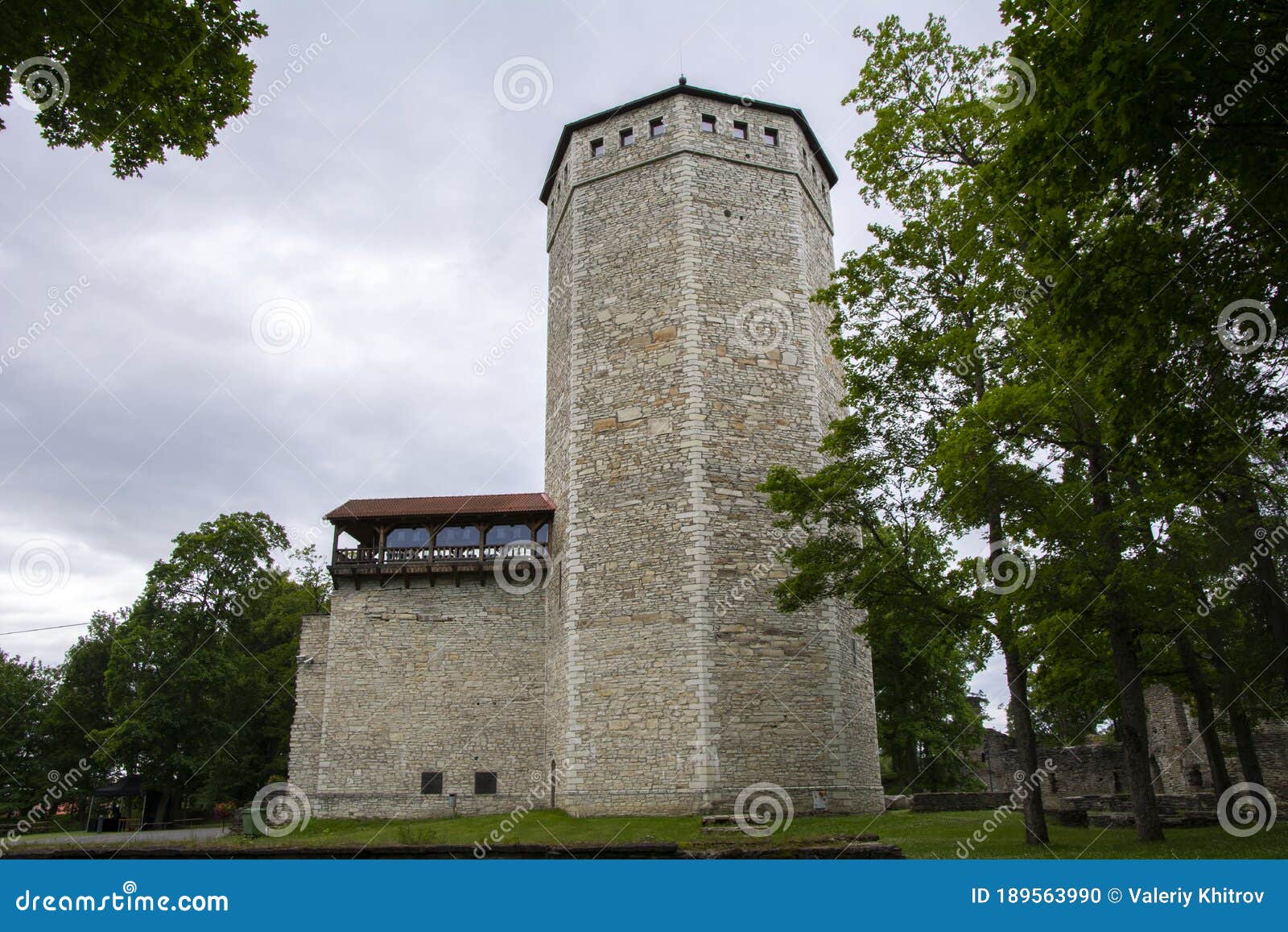 View of the Paide Tower stock photo. Image of europe - 189563990
