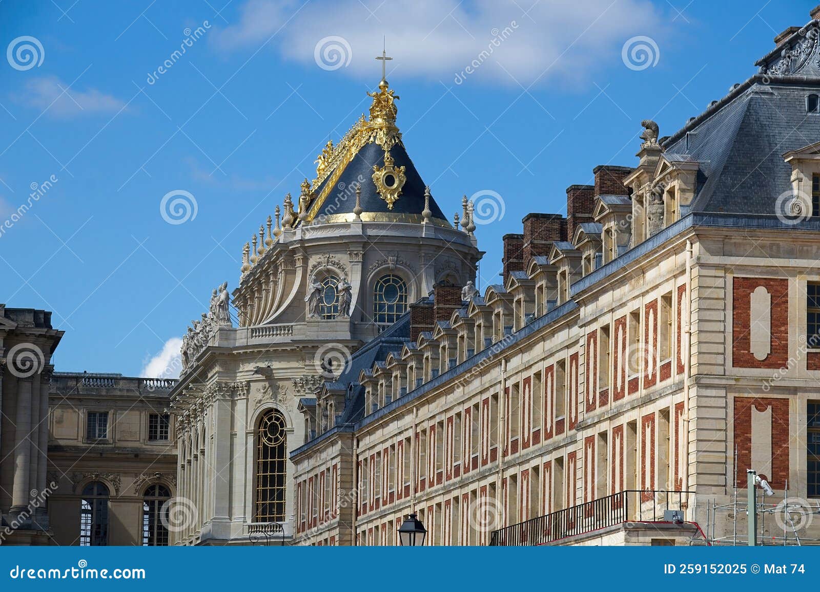 View of the palace stock image. Image of france, culture - 259152025