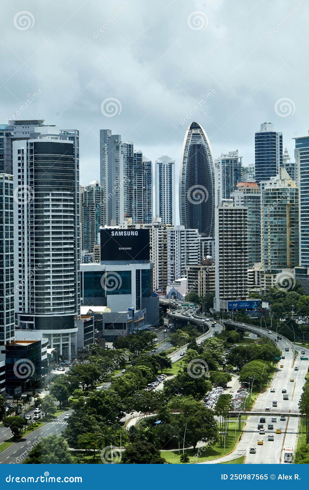 Panama City landmark editorial image. Image of cityscape - 250987565
