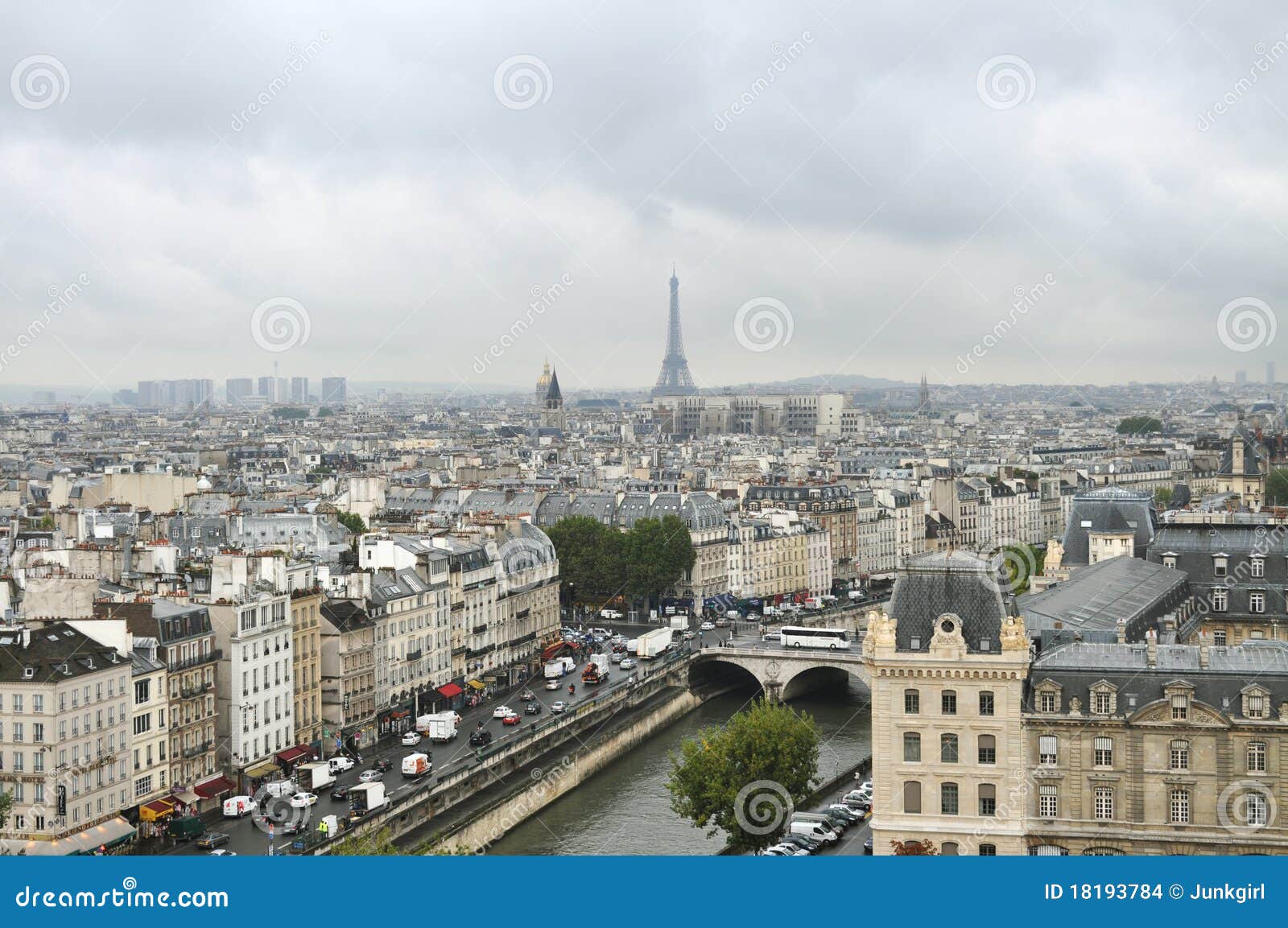 View of Paris stock photo. Image of construction, business - 18193784
