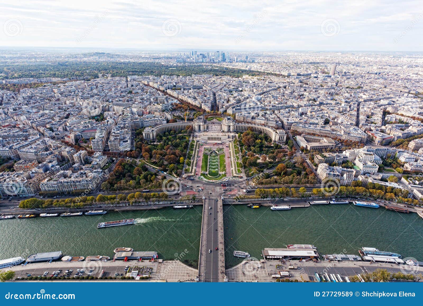 View of Paris stock image. Image of defans, cathedral - 27729589