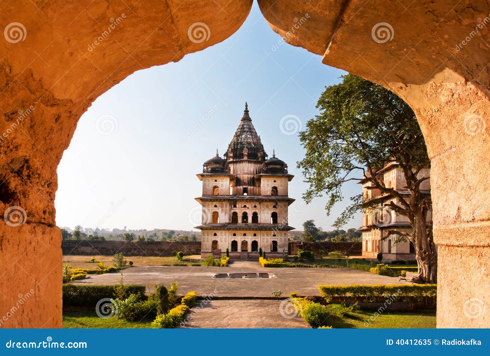 Indian Architecture. Historical Buildings Of Cinotaphs From 17th ...