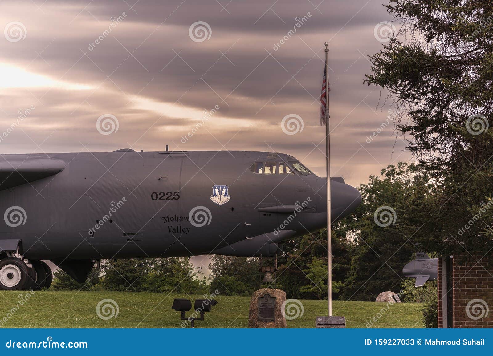 View of Parked Aircraft Head Stock Image - Image of airport, rome ...