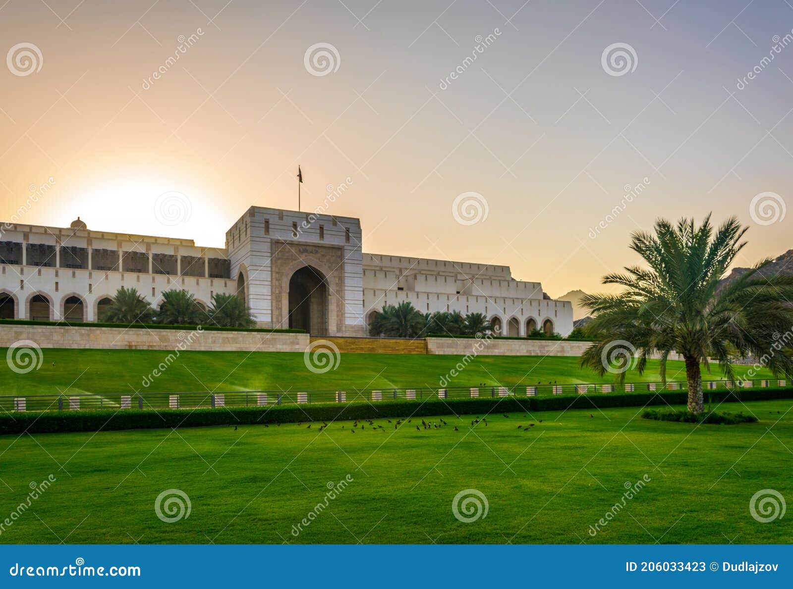 View of the Parliament Building in Muscat, Oman Stock Image - Image of ...