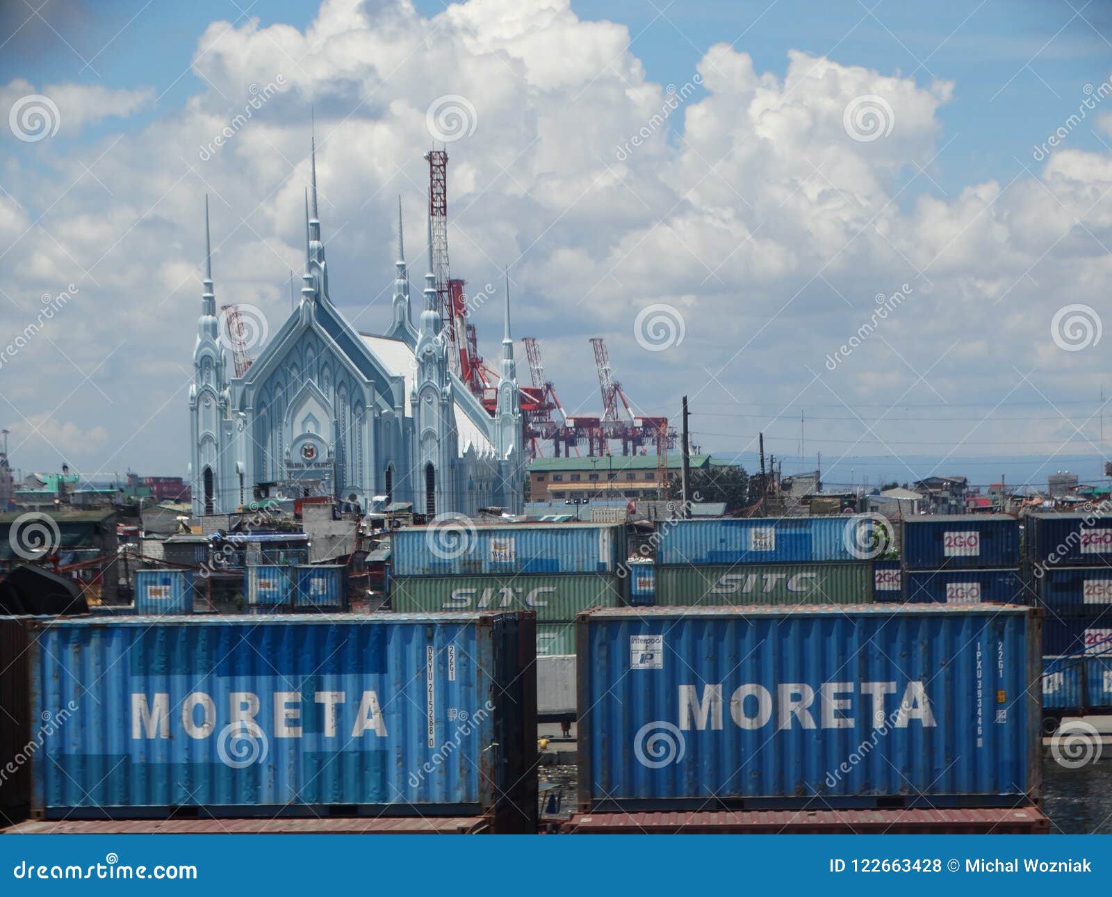 Manila Harbour, Philippines Editorial Stock Photo - Image of metal ...