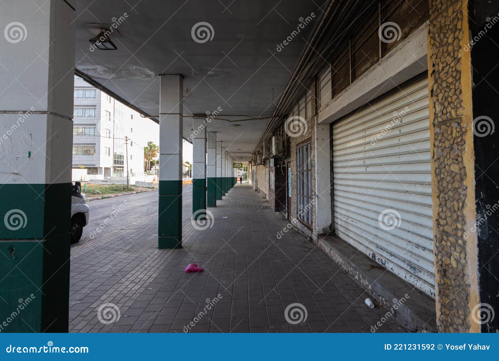 A View of the Passenger Docks at Hadera Central Station Editorial ...