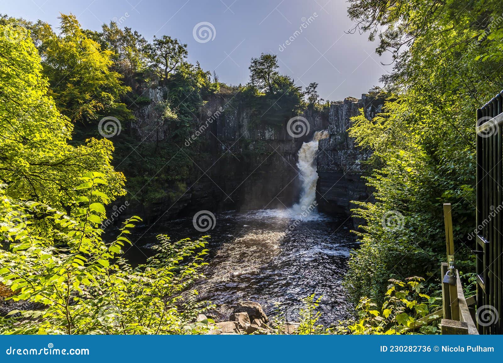 A View from the Path Leading Towards the High Force Waterfall on the ...