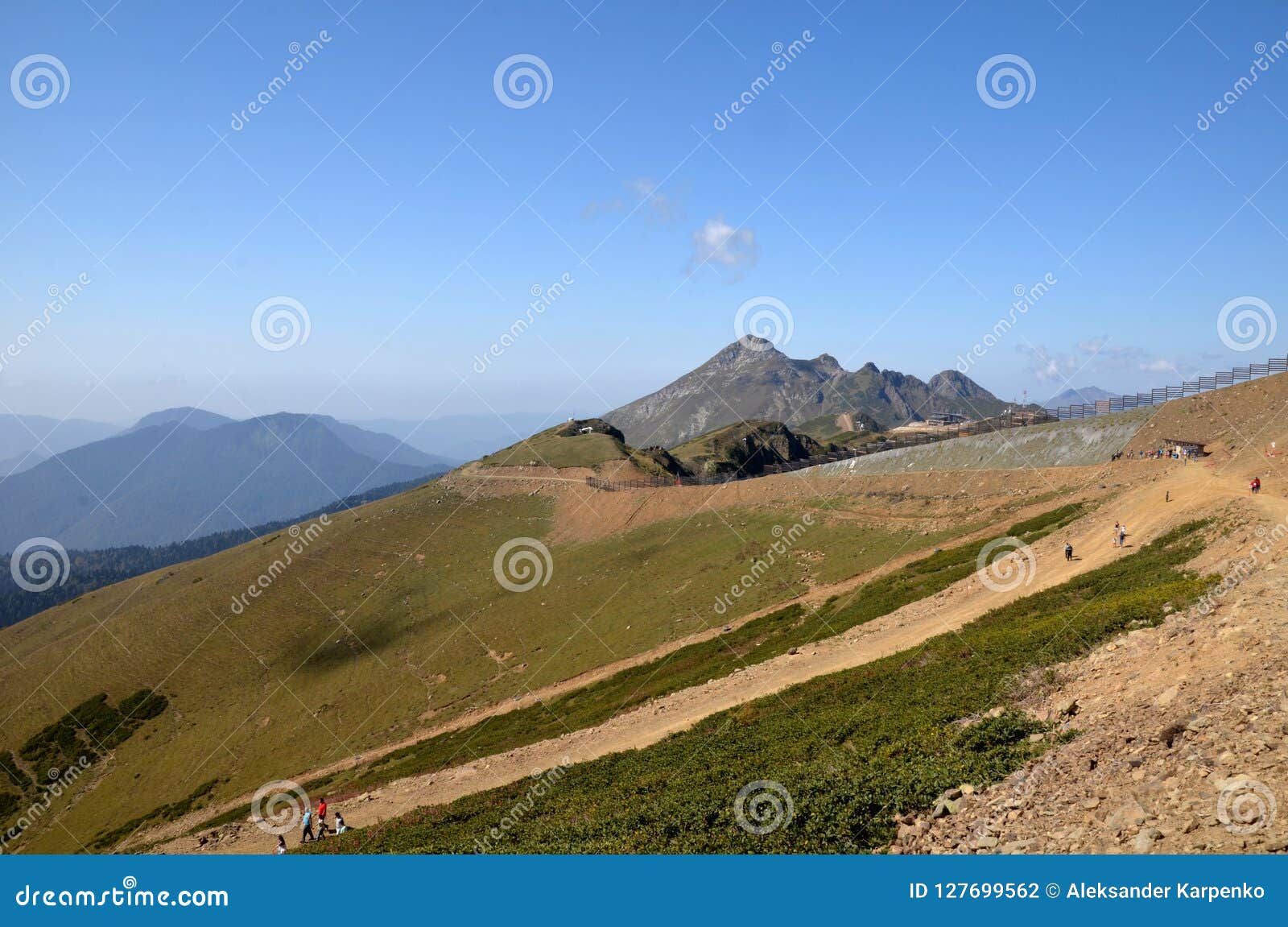 View of the peak Rosa stock photo. Image of mountain - 127699562