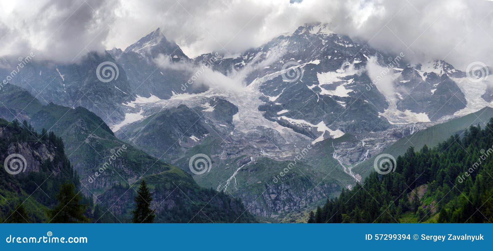 He Peaks Of Monte Santo Di Lussari And Cima Del Cacciatore From The ...