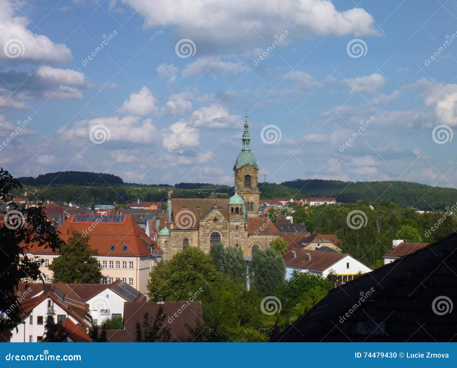 View of a Pegnitz City in Germany Stock Photo - Image of landscape ...