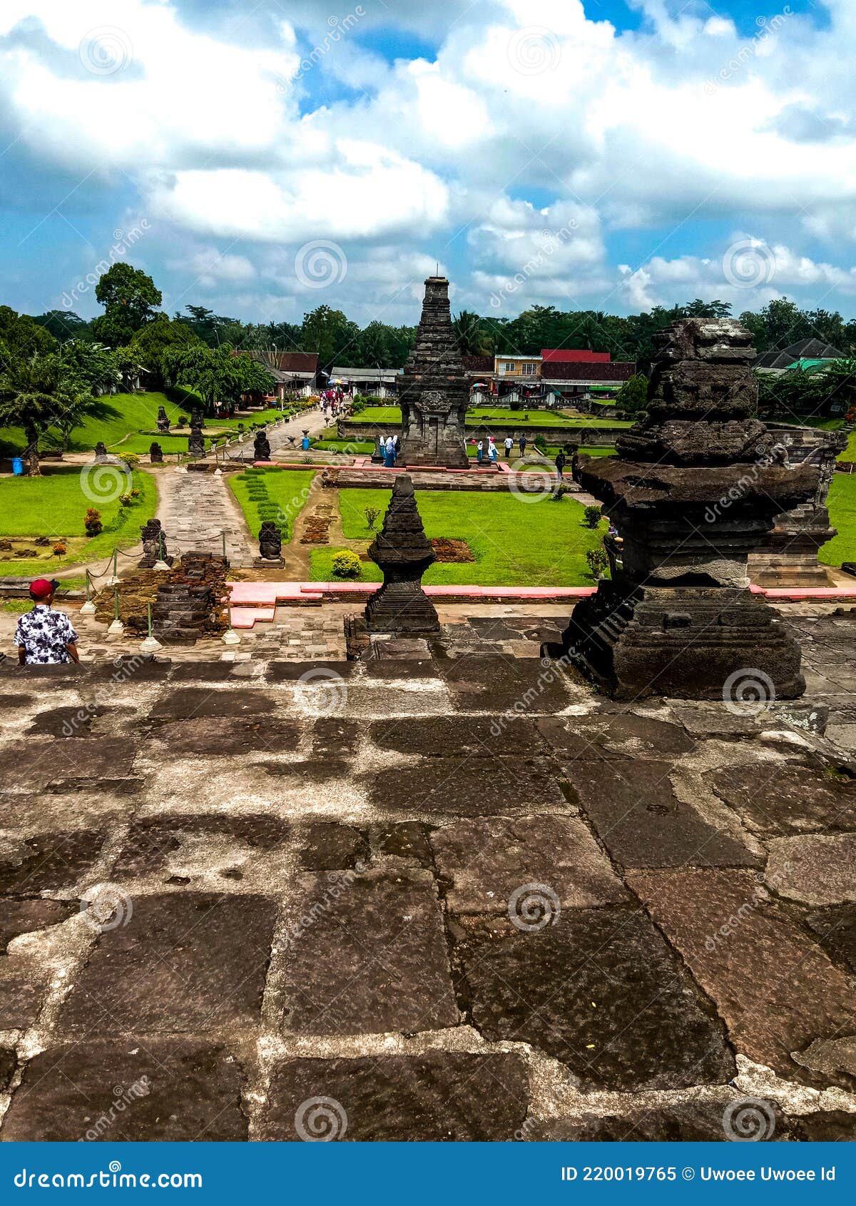 View of Penataran Temple Located in Blitar Regency, Indonesia Editorial ...