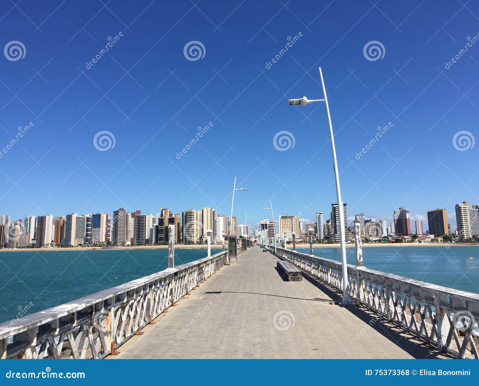 View from the pier stock photo. Image of brazil, urban - 75373368