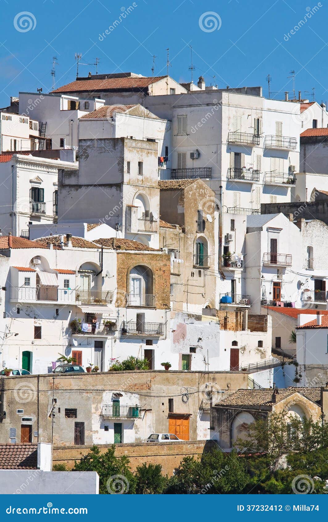 View of Pisticci. Basilicata. Italy Stock Photo - Image of ...