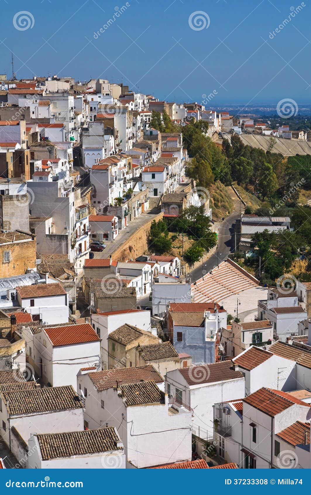 View of Pisticci. Basilicata. Italy Stock Photo - Image of historical ...