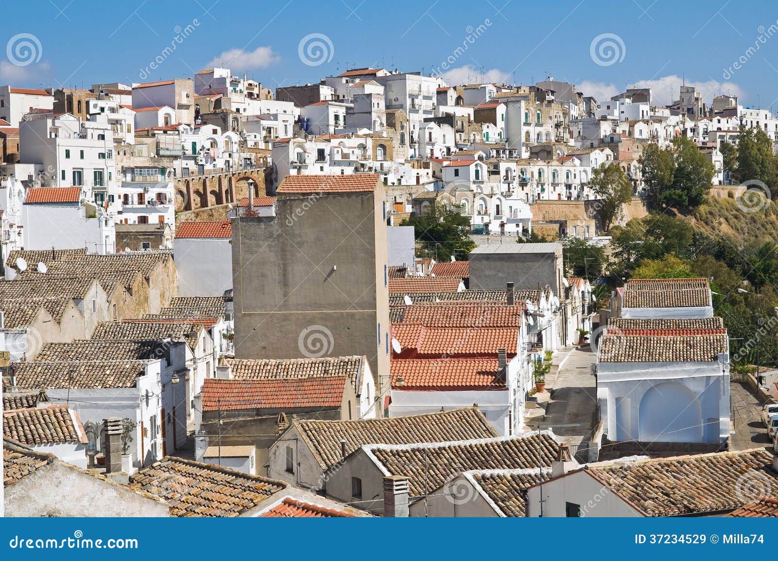 View of Pisticci. Basilicata. Italy Stock Image - Image of matera ...