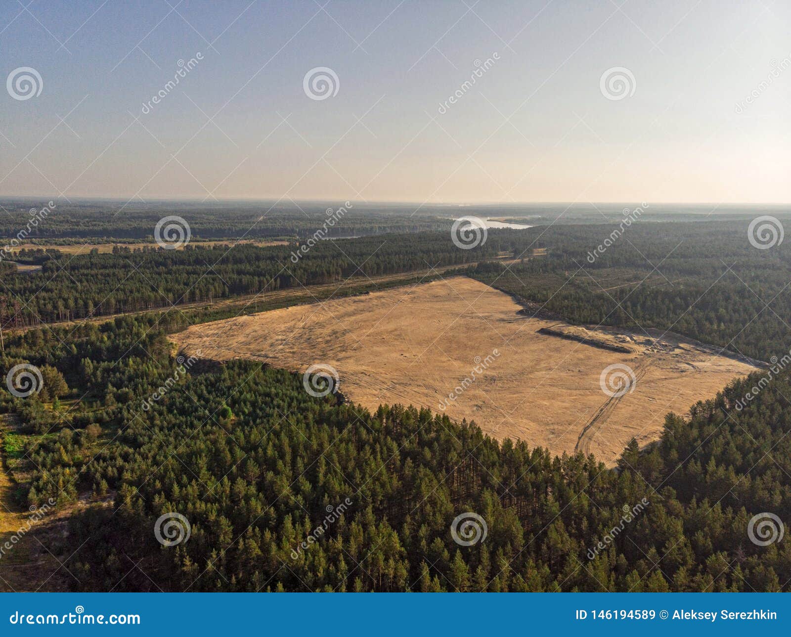 View of the Pit from the Drone Stock Image - Image of factory, black ...