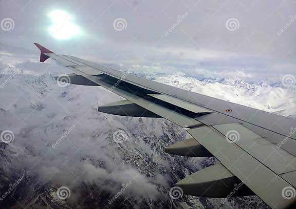 View from plane stock photo. Image of fields, travel - 27965510