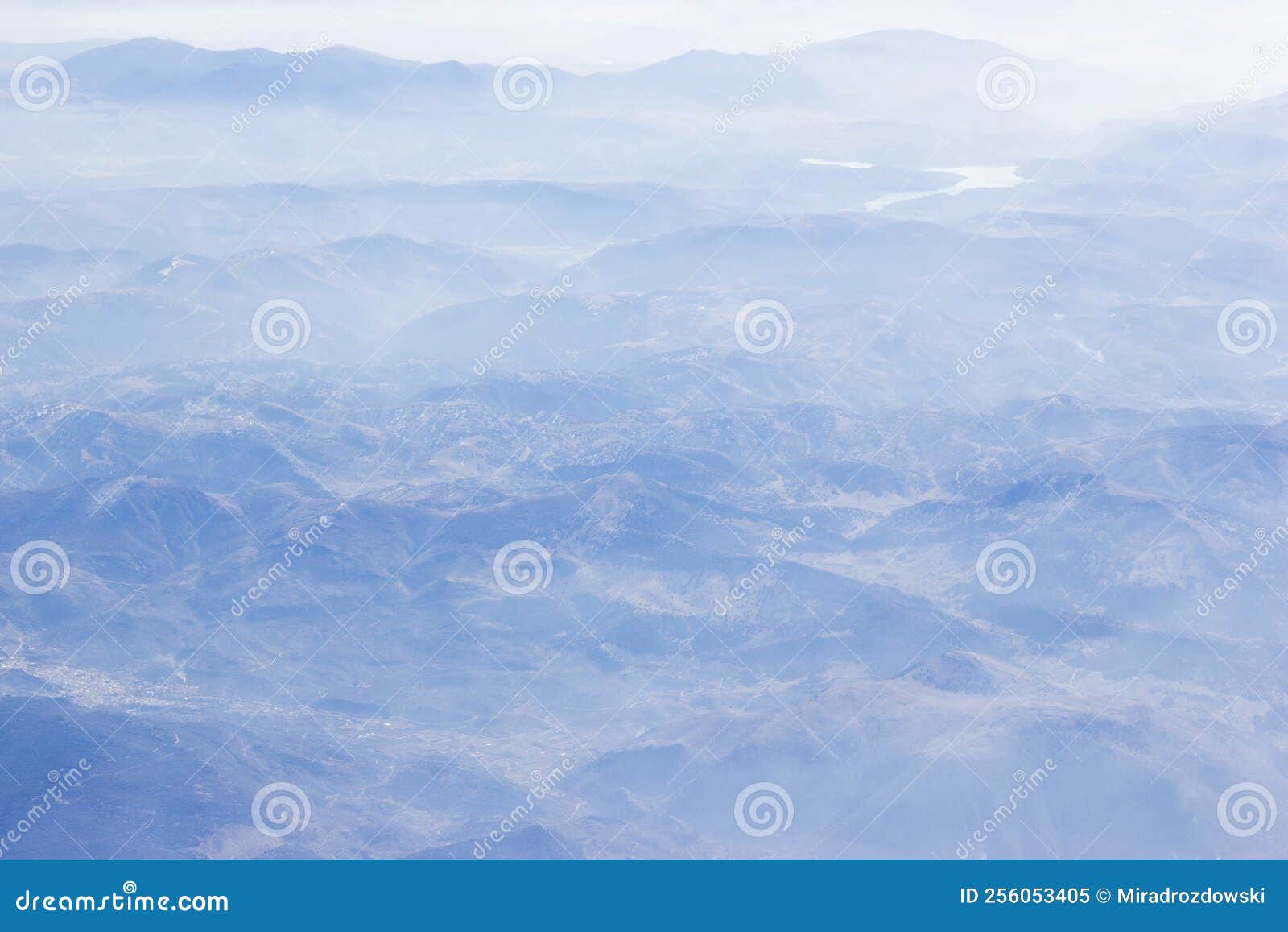 View from the Plane Over the Alps Stock Image - Image of landscape ...