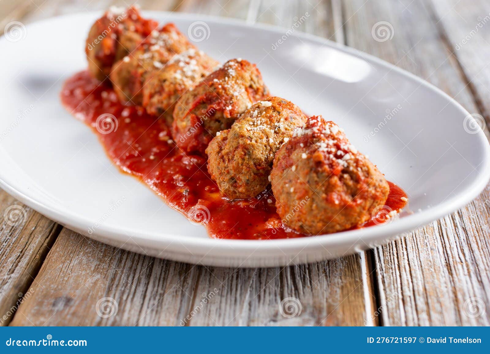 Meatballs In Marinara Sauce Royalty-Free Stock Photography ...