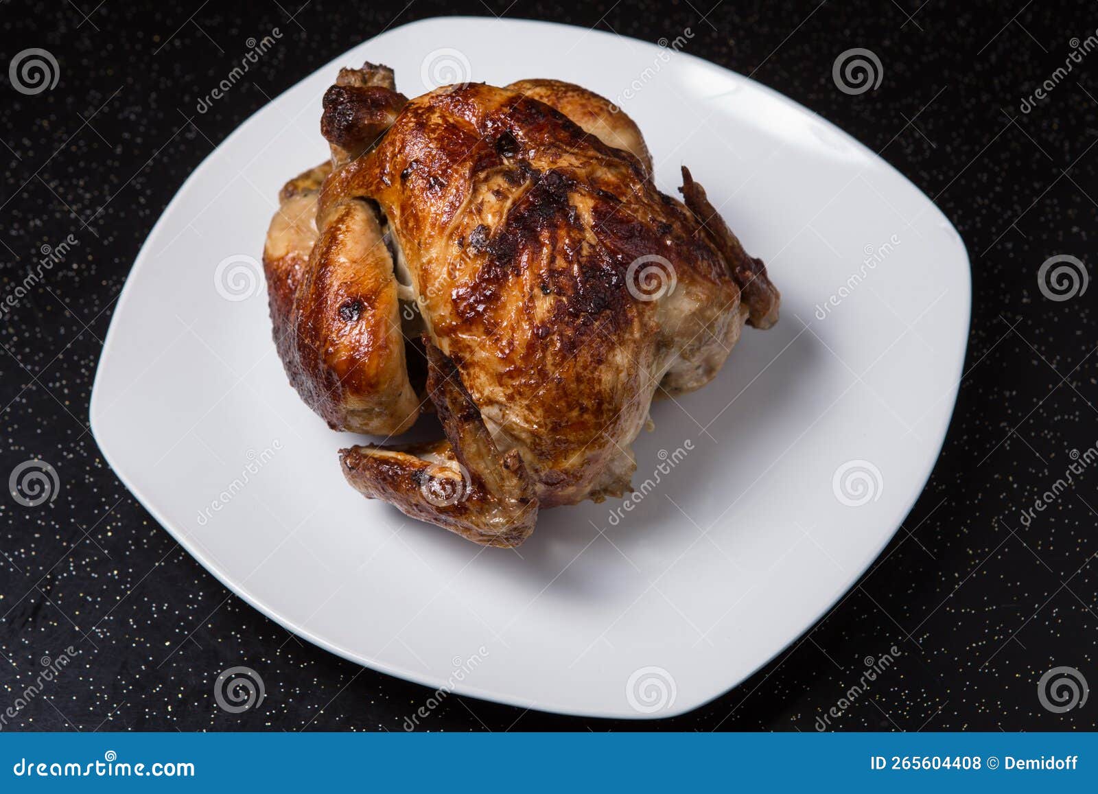 Pollo asado plate stock photo. Image of home, product - 265604408