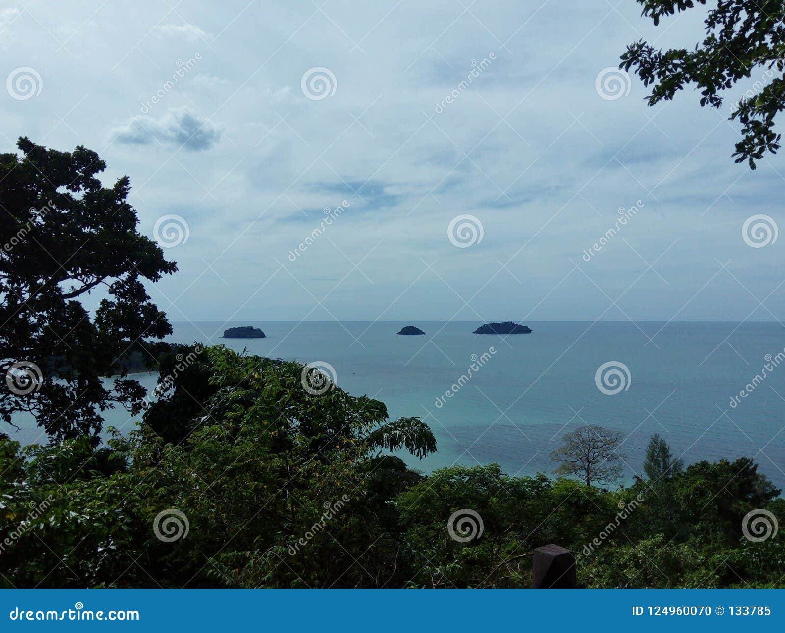 View Point Ocean Small Islands Stock Photo - Image of beauty, travel ...