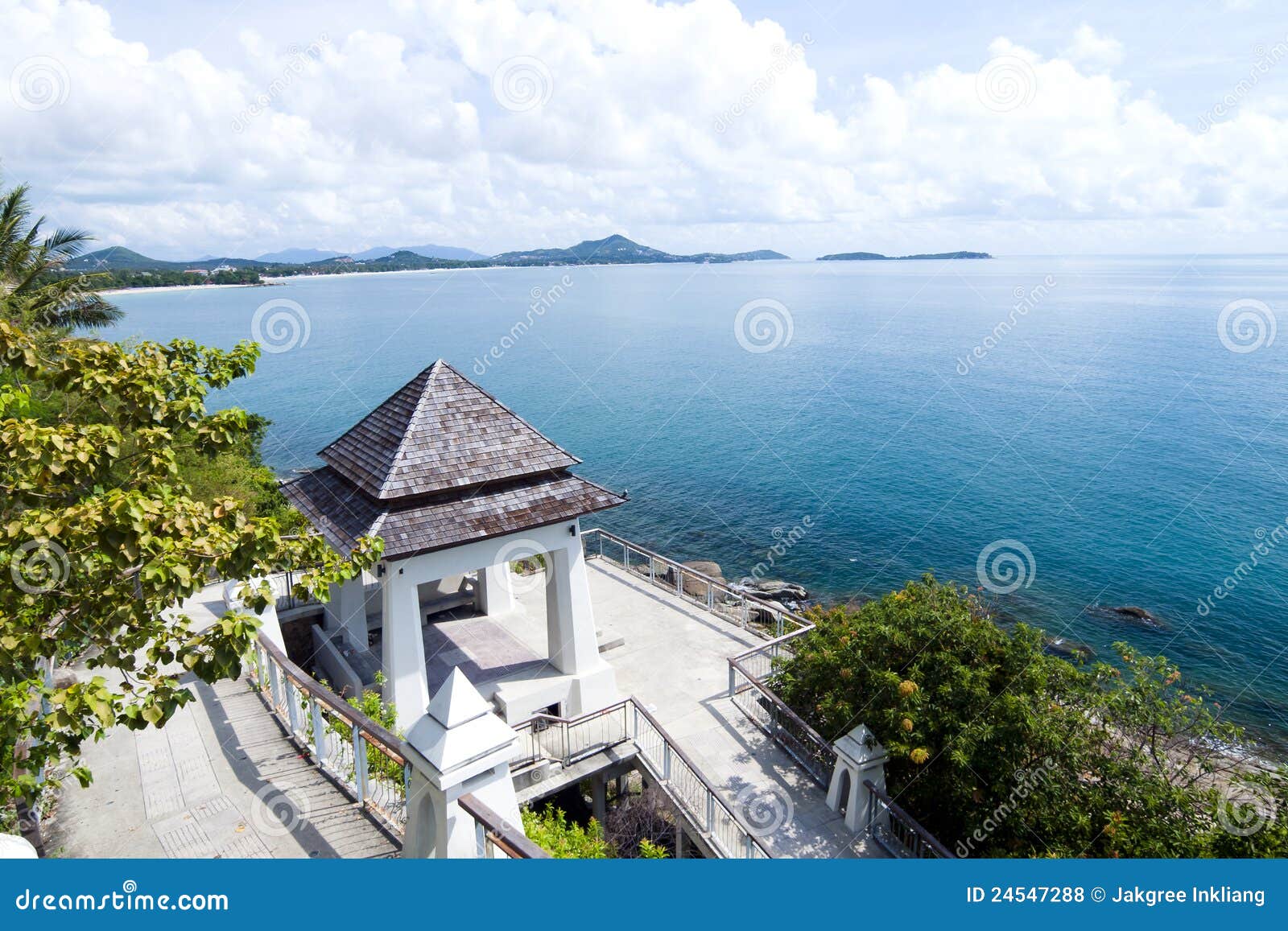 View point at Samui Island stock photo. Image of bridge - 24547288