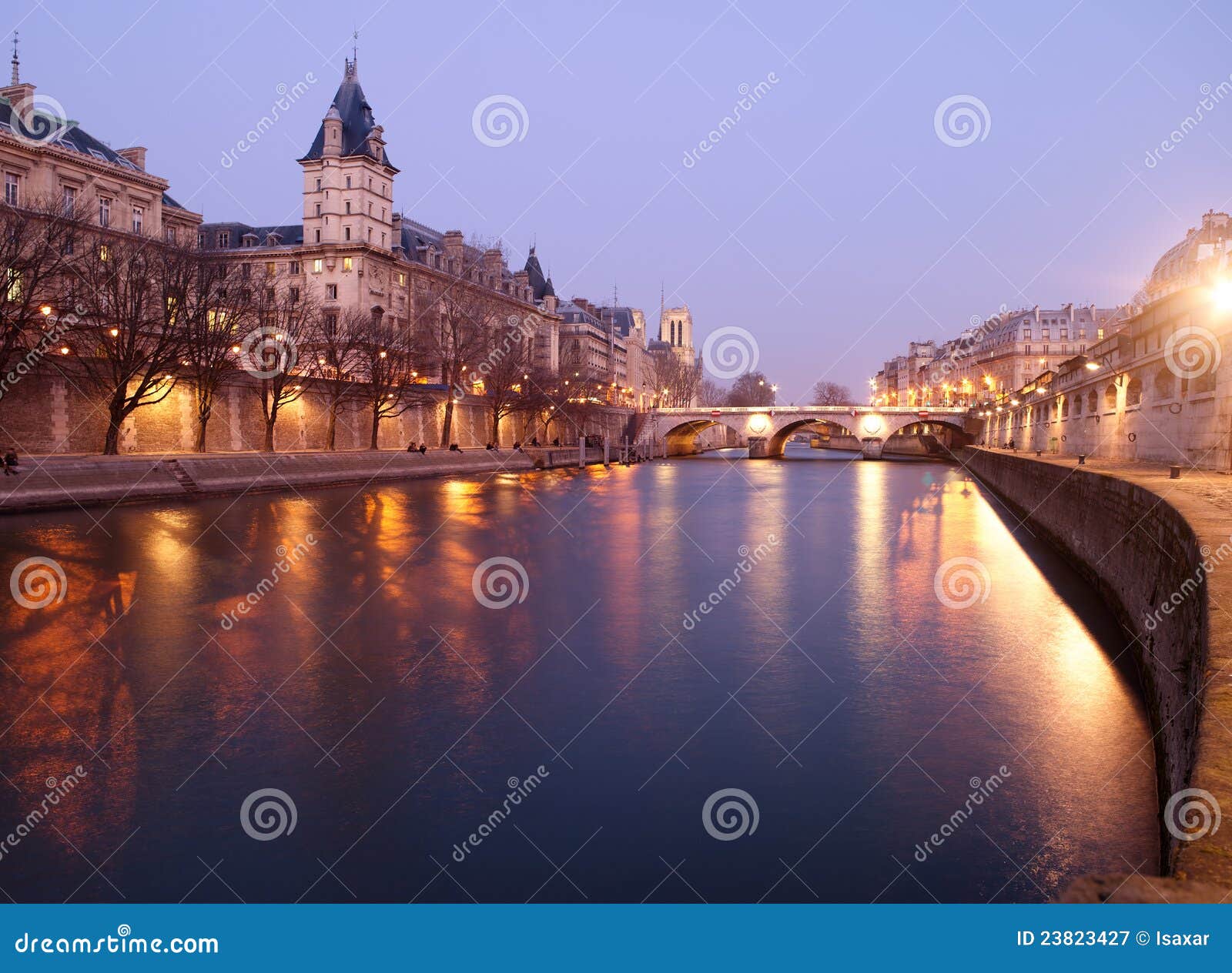 View from Pont Neuf bridge stock image. Image of europe - 23823427