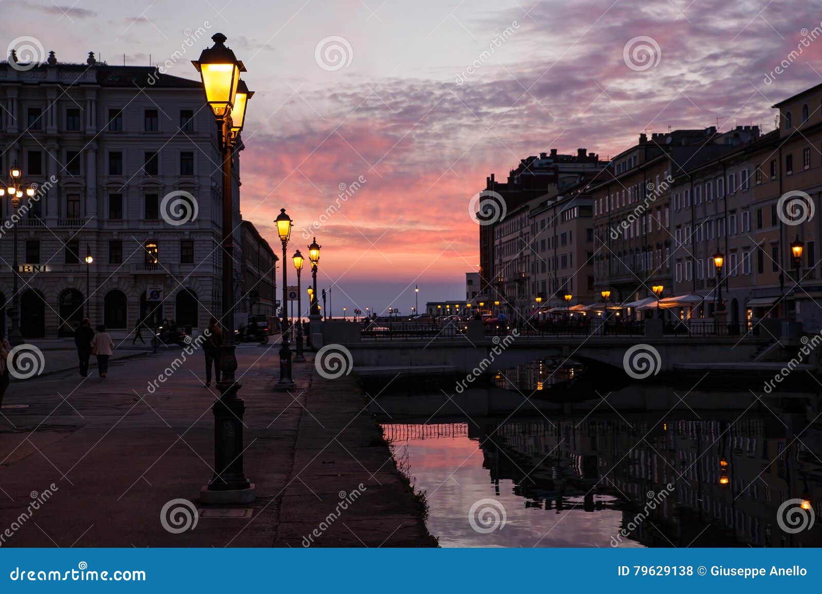 View of Ponte Rosso, Trieste Editorial Stock Photo - Image of trieste ...