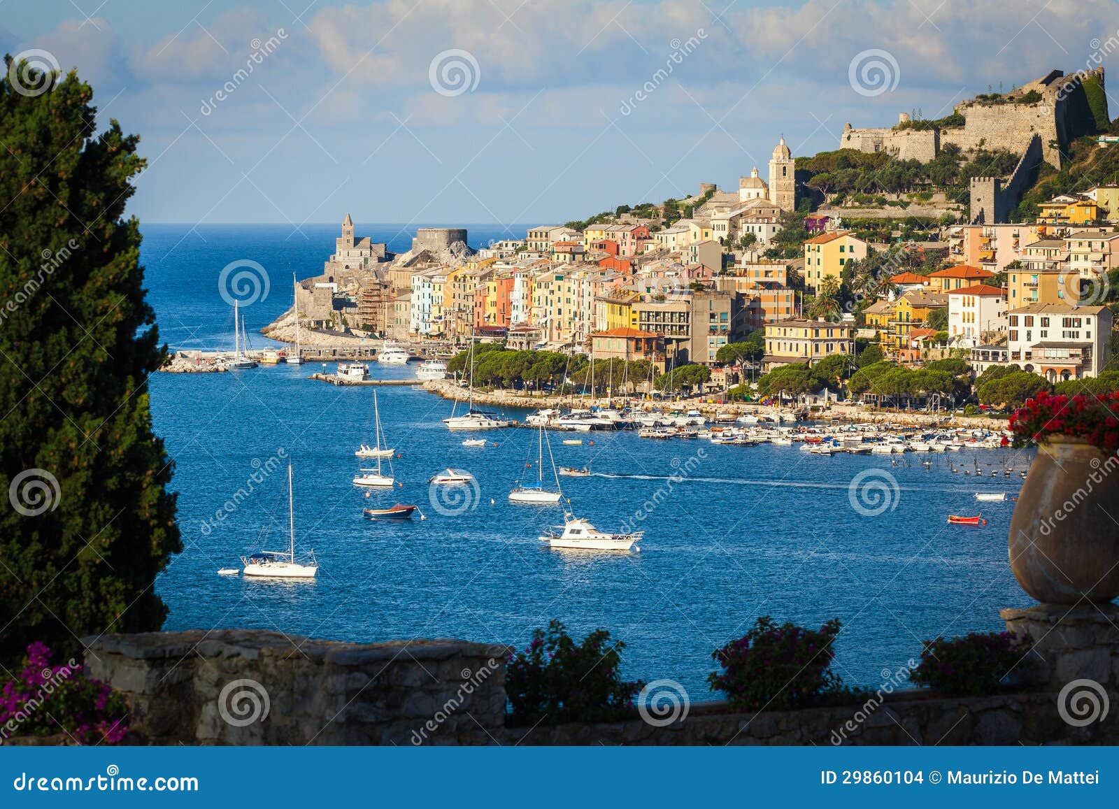 Portovenere, Italy stock photo. Image of coast, portovenere - 29860104
