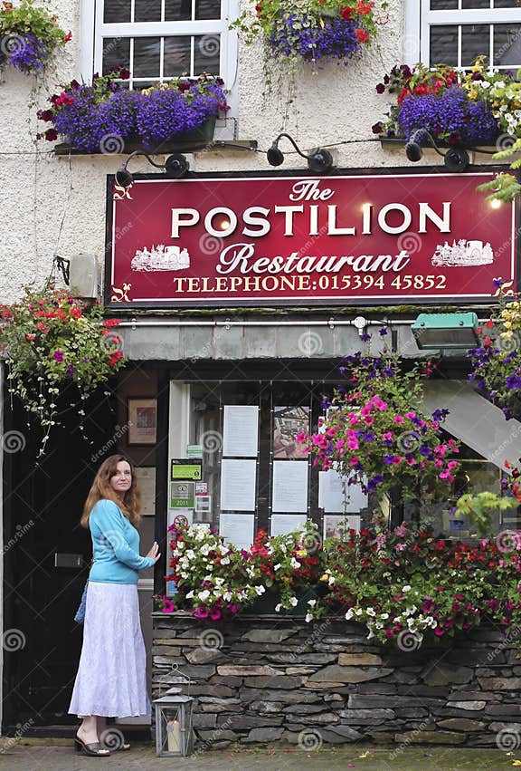 A View of the Postilion Restaurant, Ash Street Editorial Photography ...