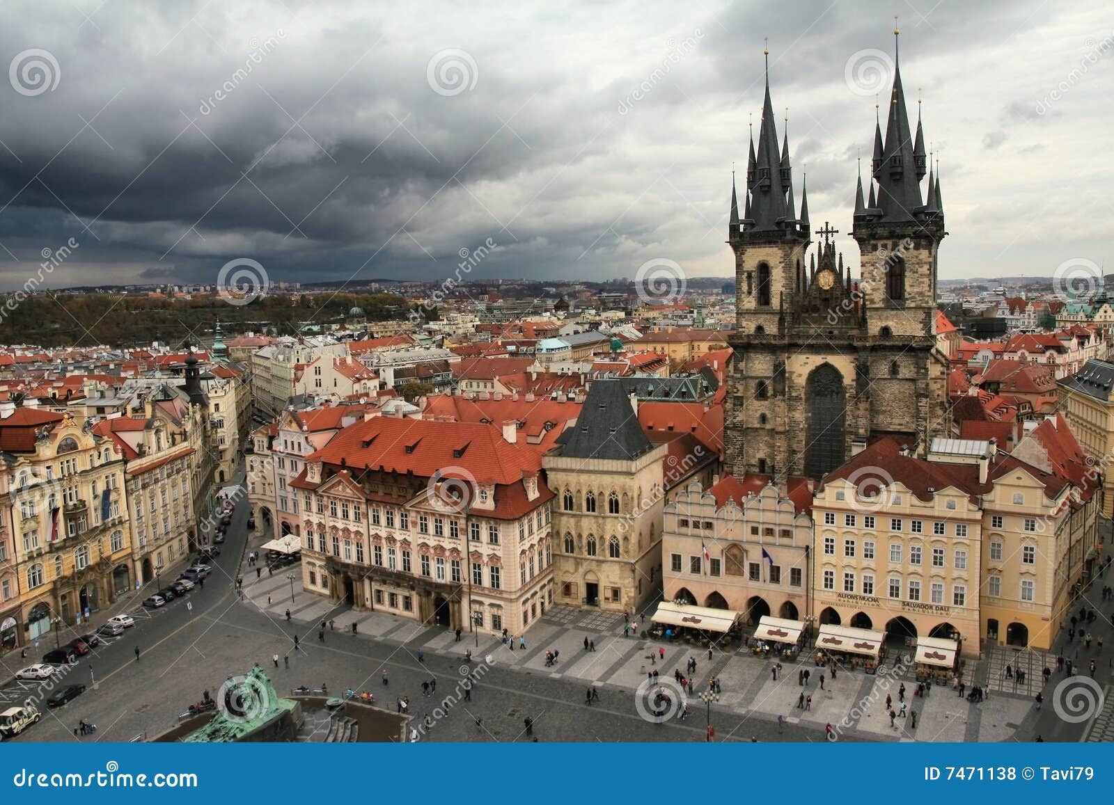 View of Prague stock photo. Image of republic, view, europe - 7471138