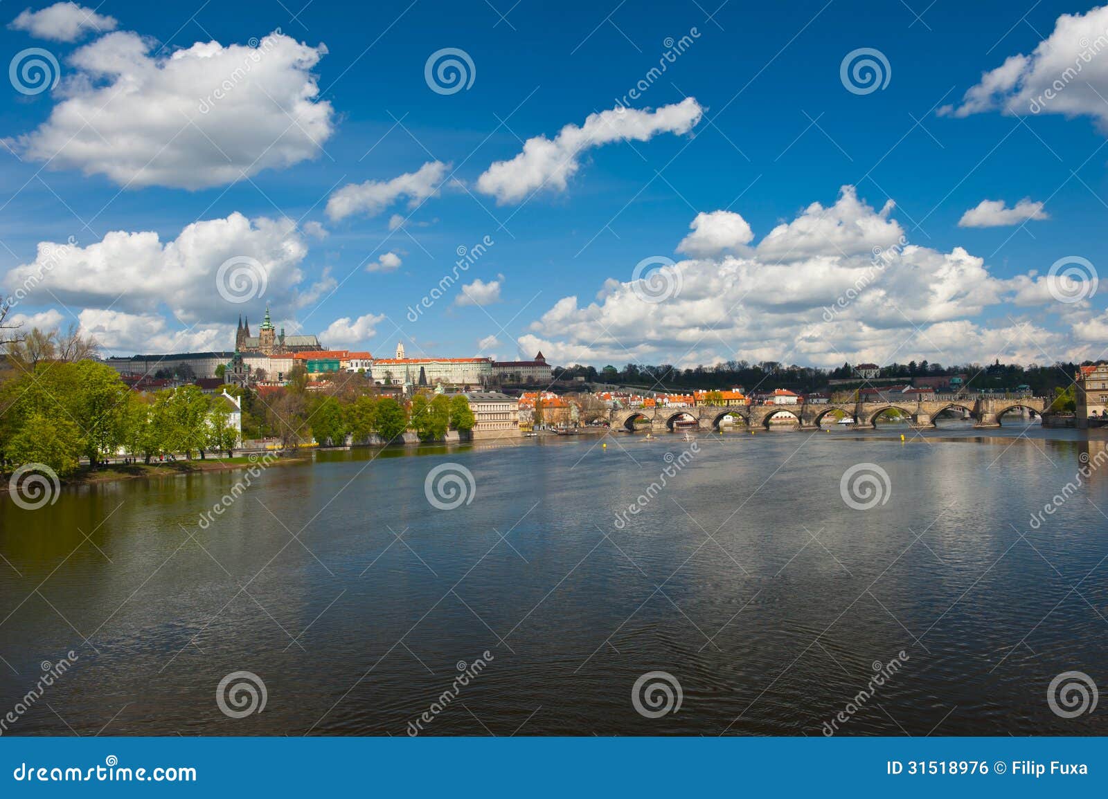 View at Prague castle stock photo. Image of scenery, church - 31518976